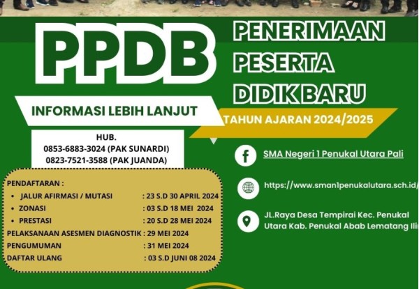 Informasi PPDB Tahun 2024